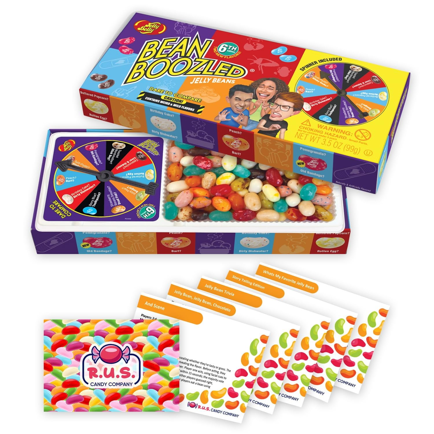 Jelly Belly Bean Boozled Jelly Beans NEW EDITION gift box, Halloween ...