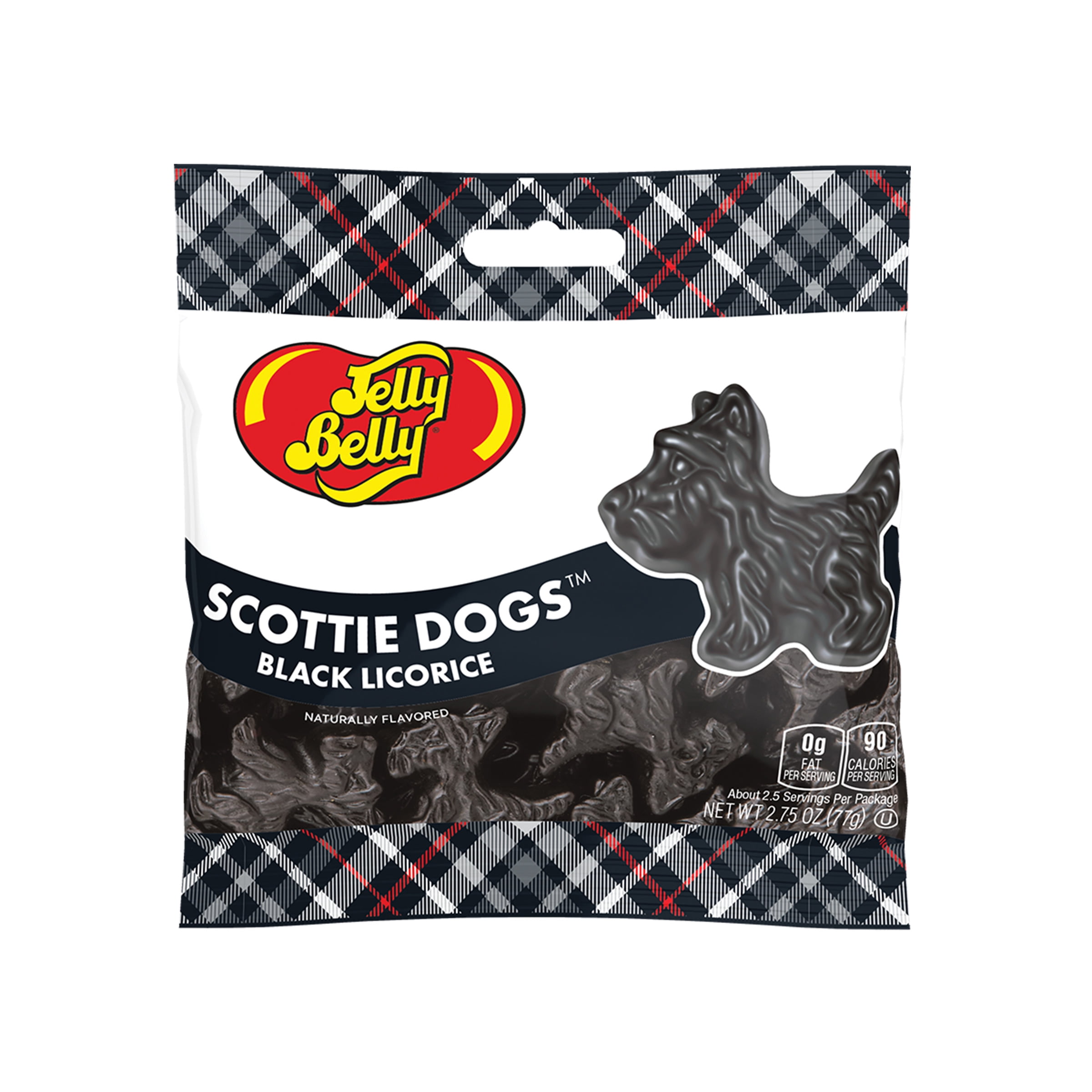 Jelly Belly Black Licorice Scottie Dogs - 2.75-oz. Bag, Gourmet Candy ...