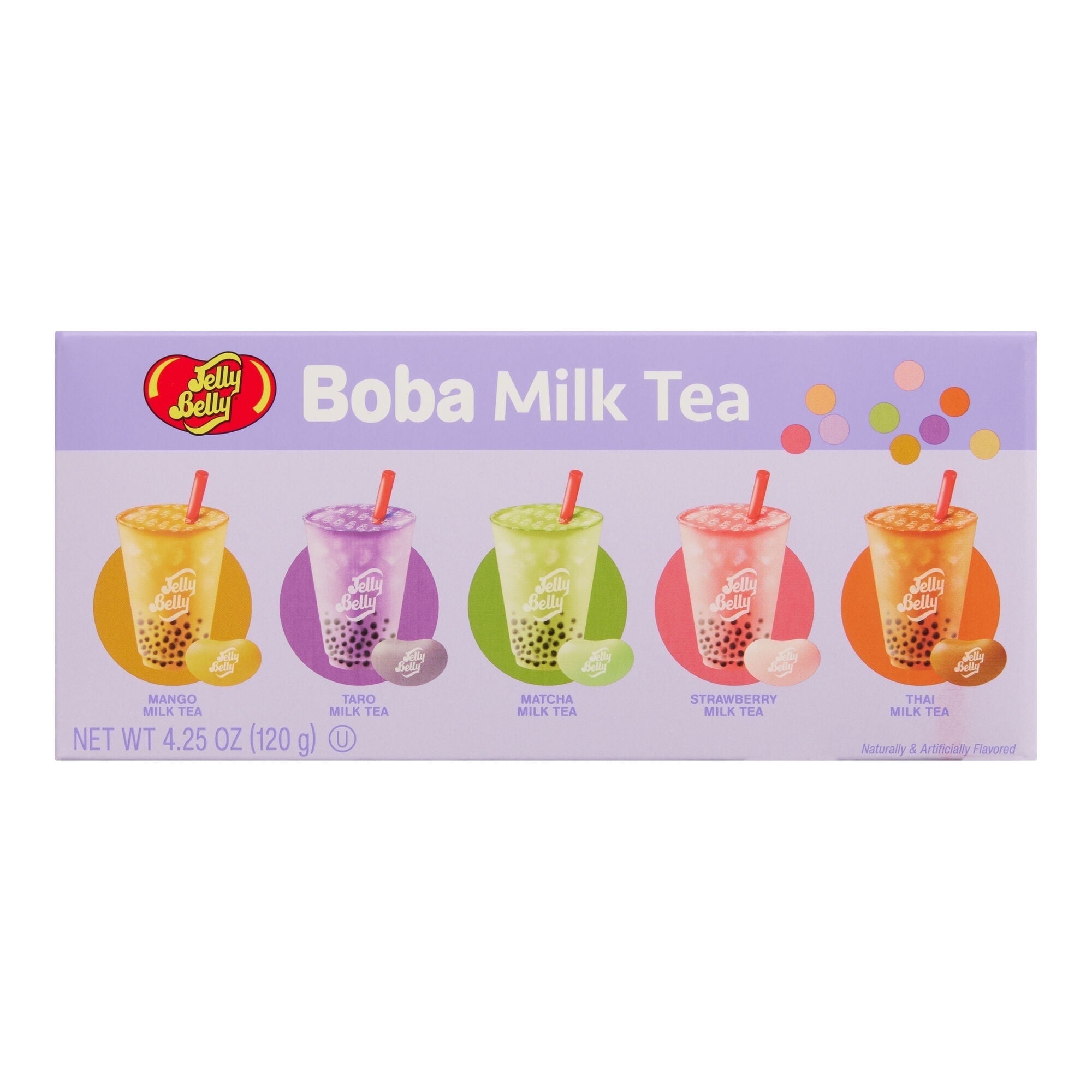 Jelly Belly Boba Milk Tea Jelly Bean Gift Box 4.25 oz. Pack of 3 ...