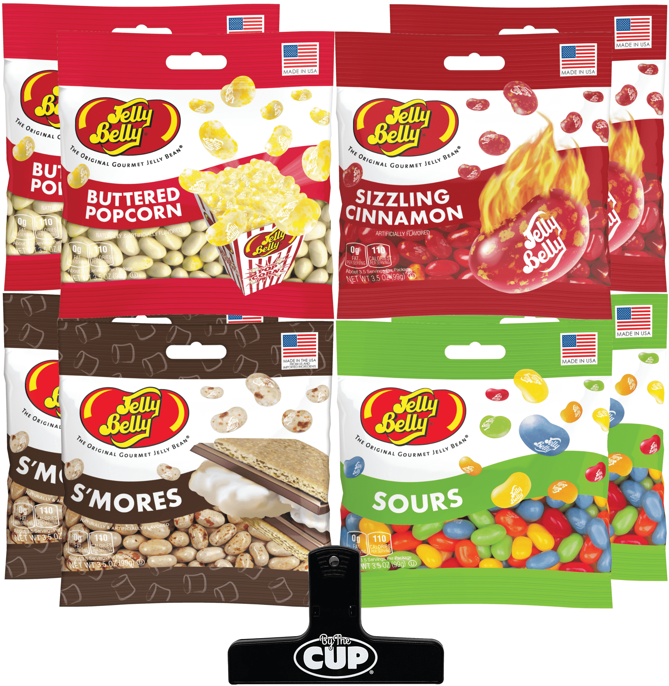 Jelly Belly Bold Flavors, 4 Varieties, 3.5 oz Bags, Pack of 8 - Walmart ...