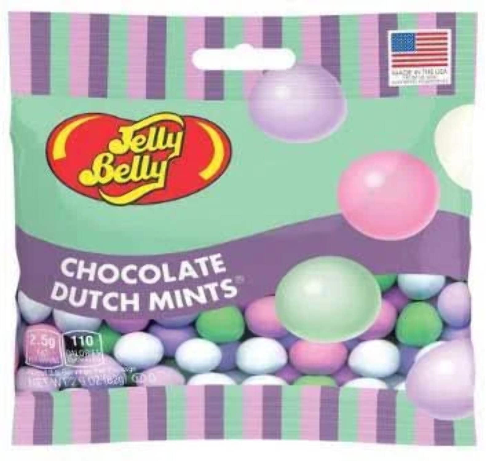 Jelly Belly Dutch Mints Chocolate Candy, 2 9oz Packs - Walmart.com