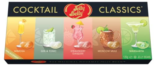 Jelly Belly Cocktail Classics 5-Flavor Gift Box NET WT 4.25 OZ (120g ...