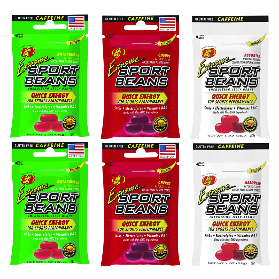 Jelly Belly Extreme Sport Beans 6 Pack Variety, 2 Packs of Each Flavor ...