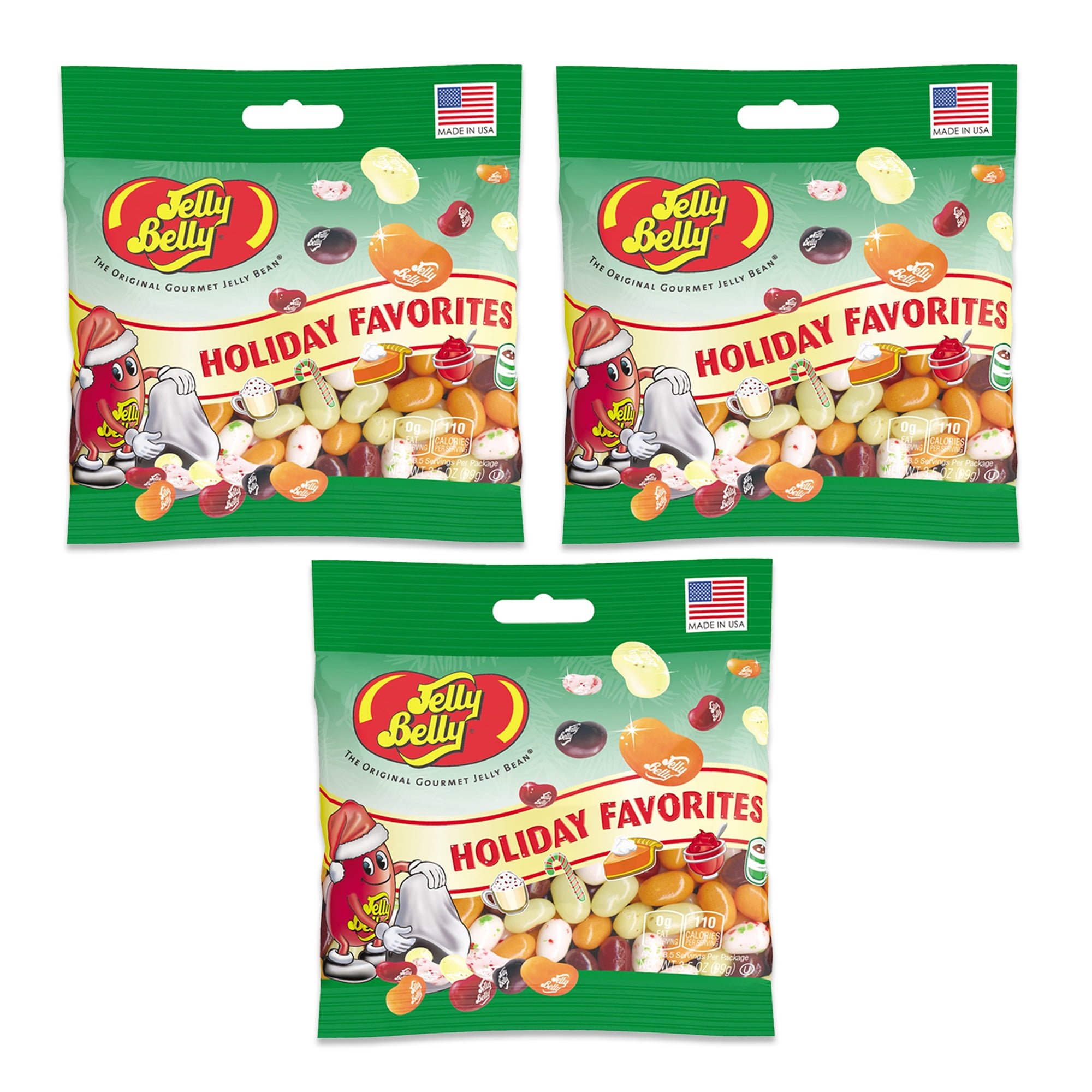 Jelly Belly Holiday Favorites 3.5oz Pack of 3 - Walmart.com