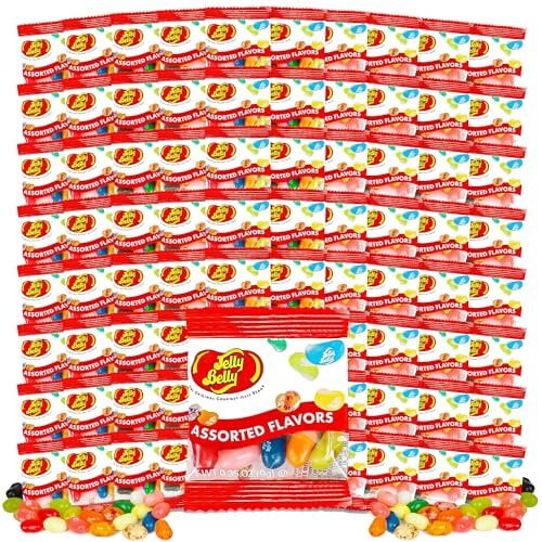 Jelly Belly Individual Packs 75 PACK Mini Bags of assorted Jelly Beans ...