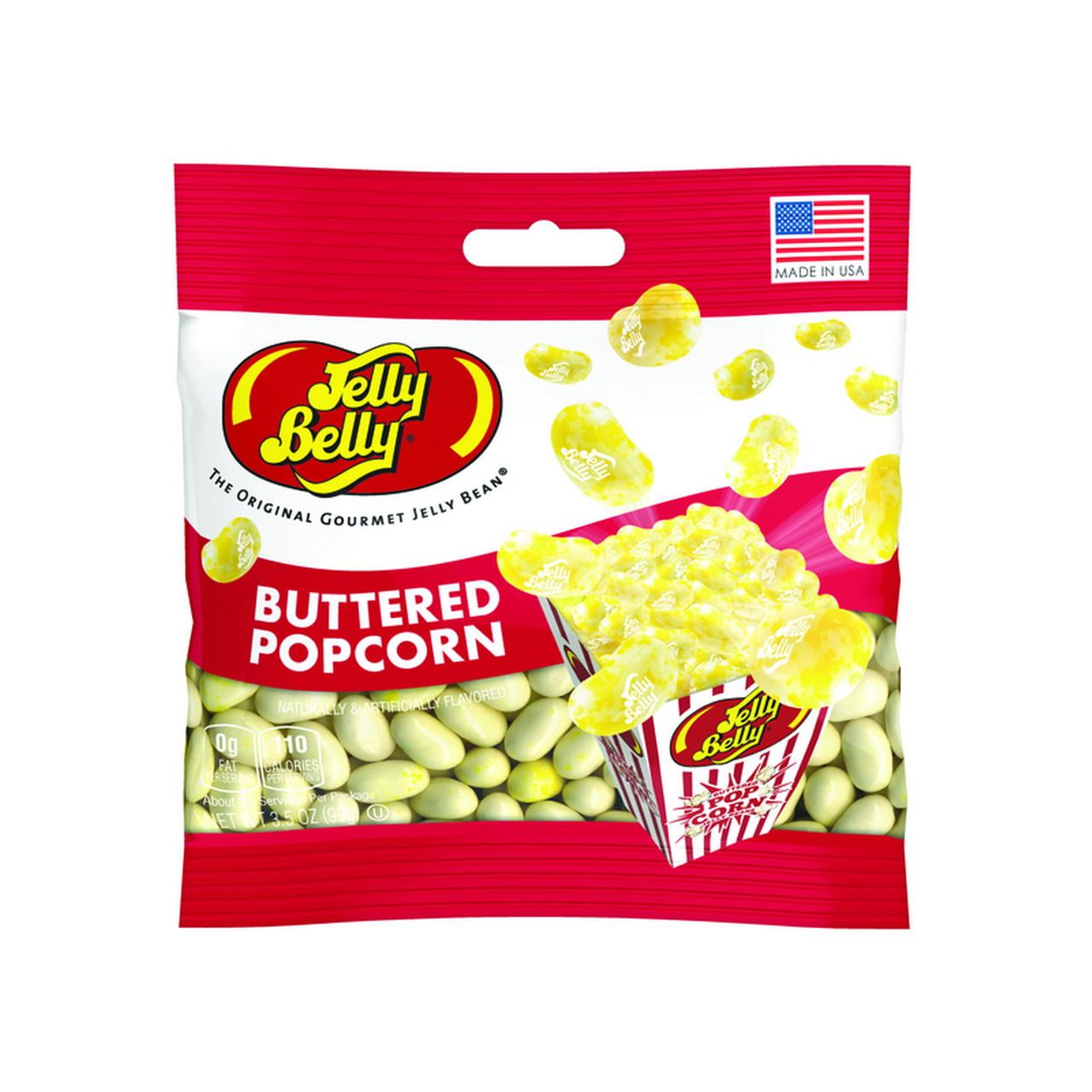 Jelly Belly Buttered Popcorn Jelly Beans 3.5 oz Grab & Go Bags True-to ...
