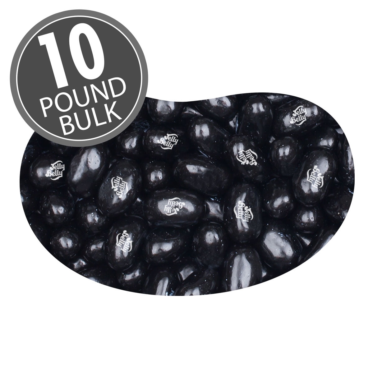 Jelly Belly Licorice Jelly Beans - 10 lb Bulk - Genuine, Official ...
