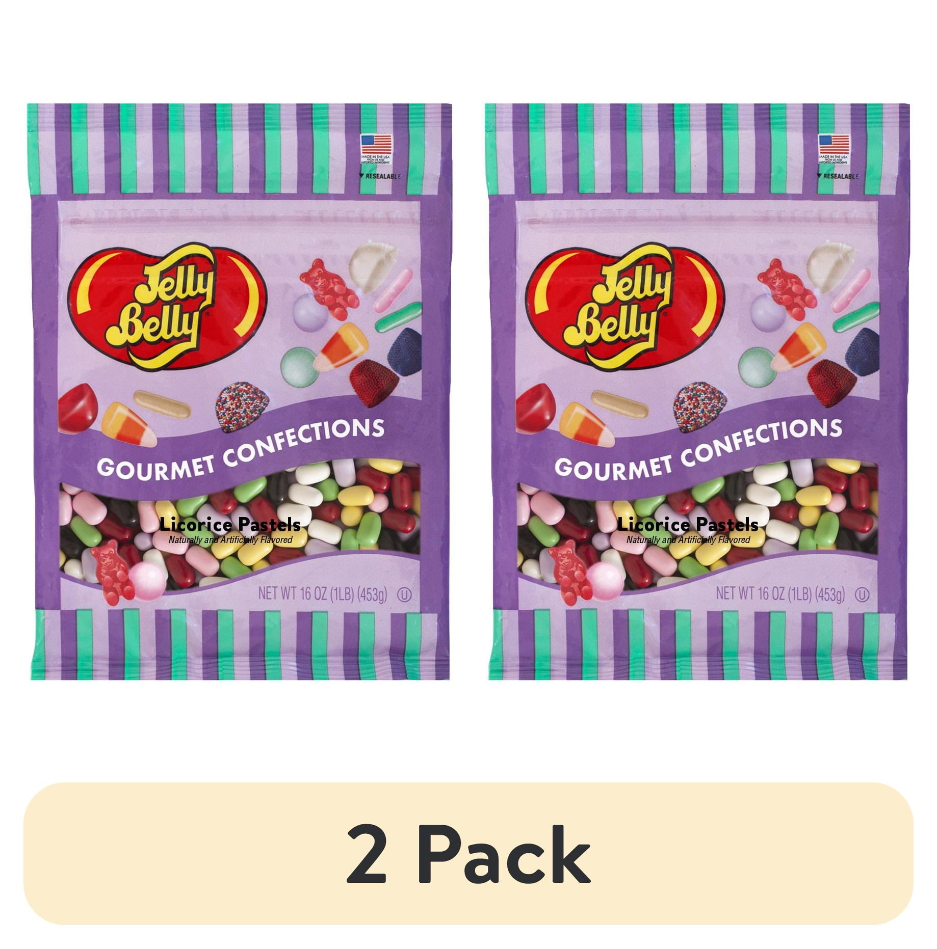 (2 pack) Jelly Belly Licorice Pastels - 1 Pound (16 Ounces), Classic ...
