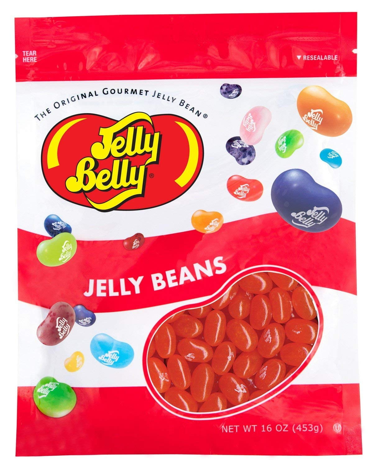 Jelly Belly Orange Crush BCF26 Jelly Beans - 1 Pound (16 Ounces ...