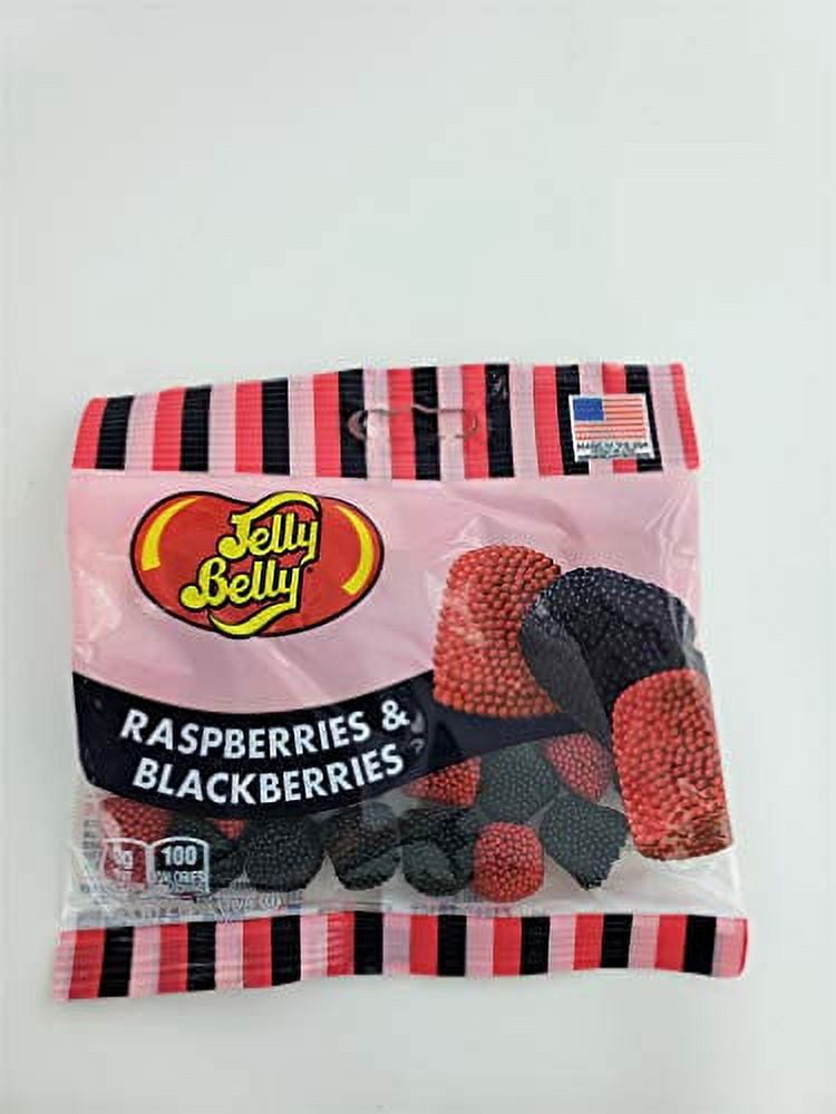 Jelly Belly Raspberries and Blackberries, 2.75-Ounce Bag (1 bag ...