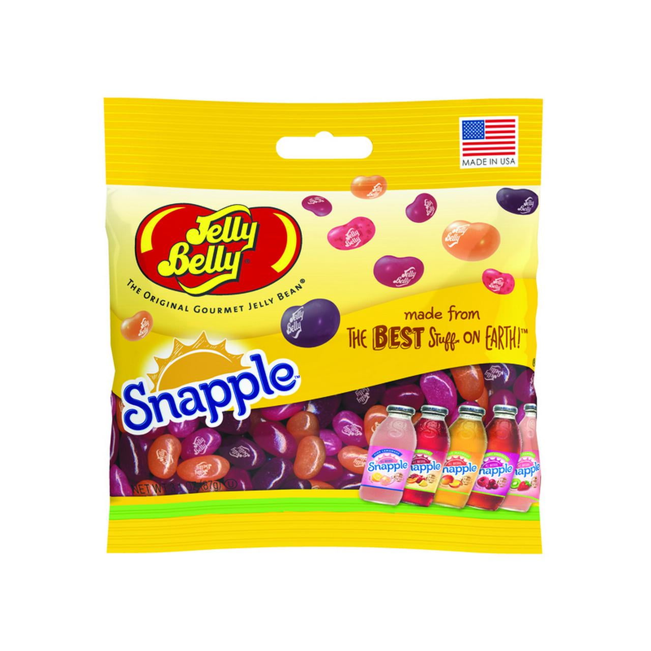 Jelly Belly Snapple Mix 3.1 oz. Peg Bag, 12 Bags - Walmart.com