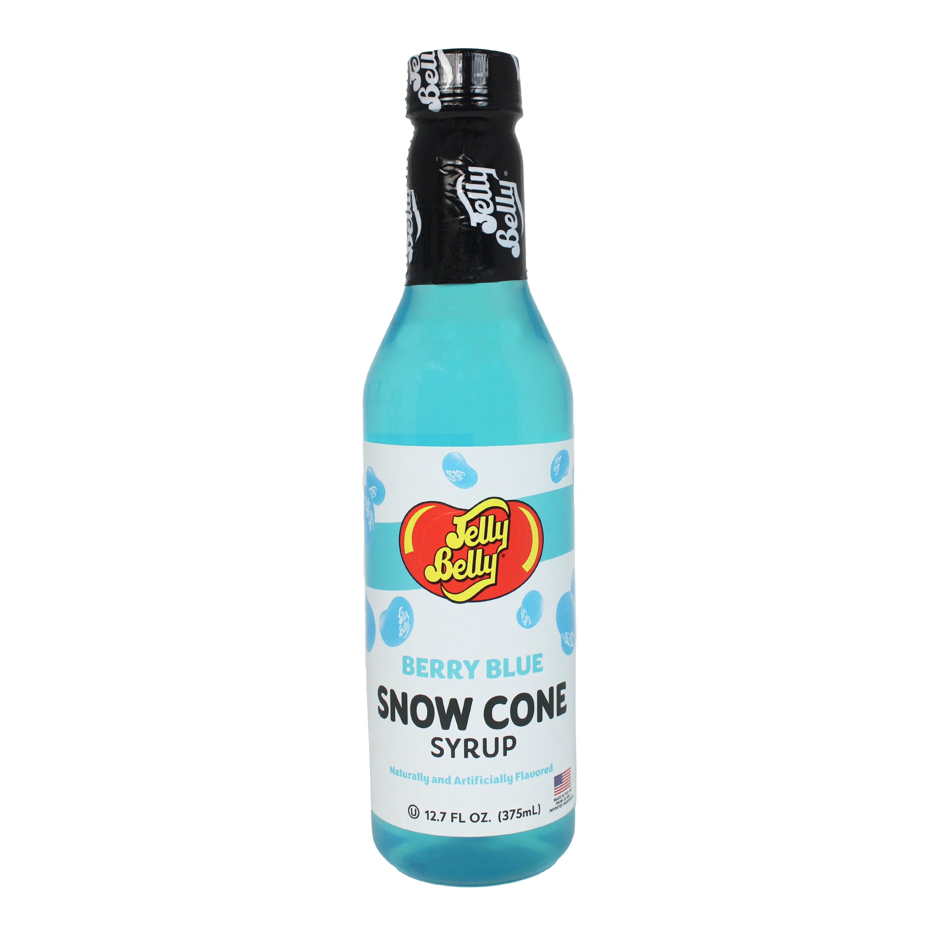 Jelly Belly Berry Blue Flavored Snow Cone Syrup, Slushy Ice Flavors, 12 ...