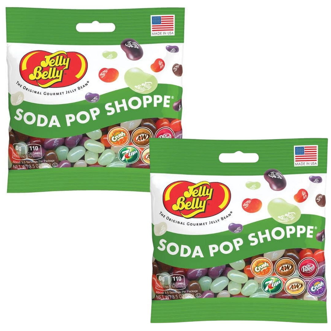 Jelly Belly Soda Pop Flavored Gourmet Jelly Beans, 3.5 oz. Bag - 2 Pack ...