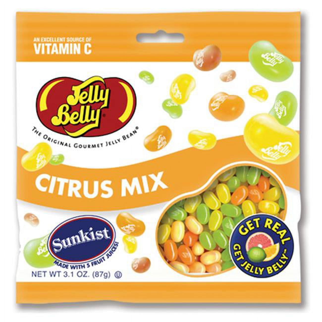 Jelly Belly Sunkist Citrus Mix, 3.1 oz - Walmart.com