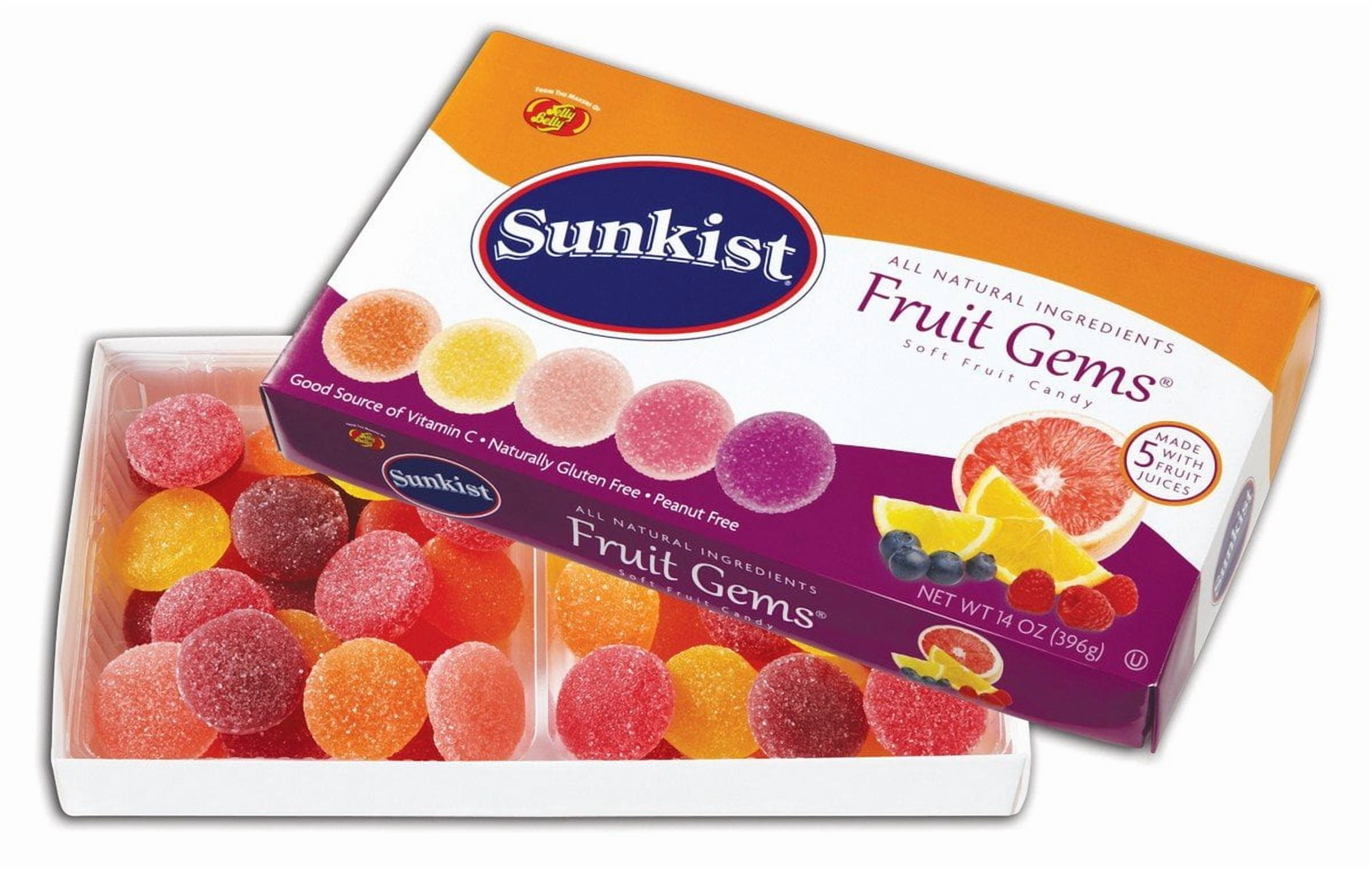 Jelly Belly Sunkist® Fruit AIF9 Gems Box - 14 Ounces of Assorted ...