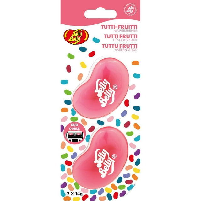 Jelly Belly Vent Clips Air Freshener Duo Pack, Tutti-Fruitti Scent ...