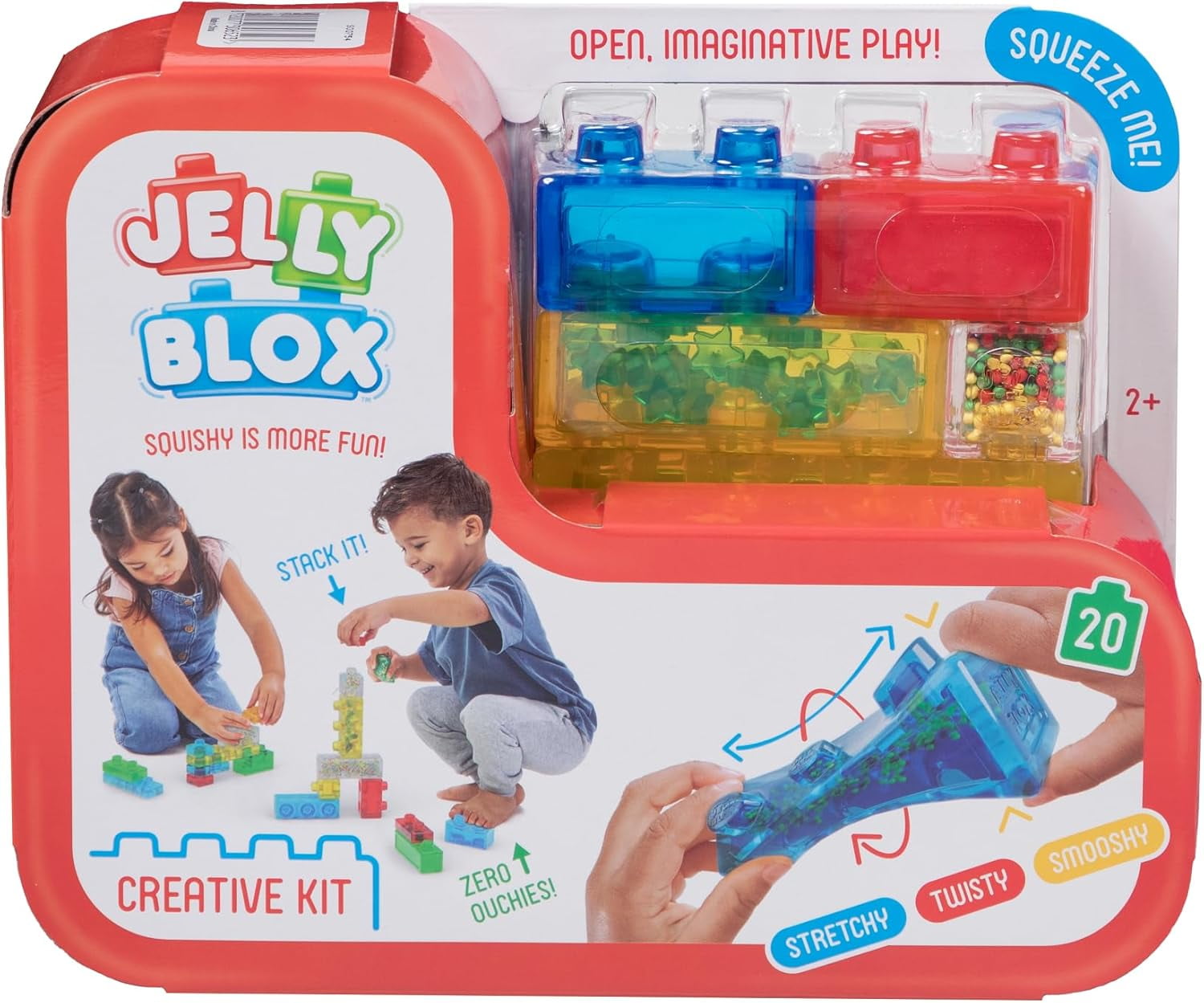 Jelly Blox Creative Kit | Includes 20 Blocks | Toddler & Preschool ...