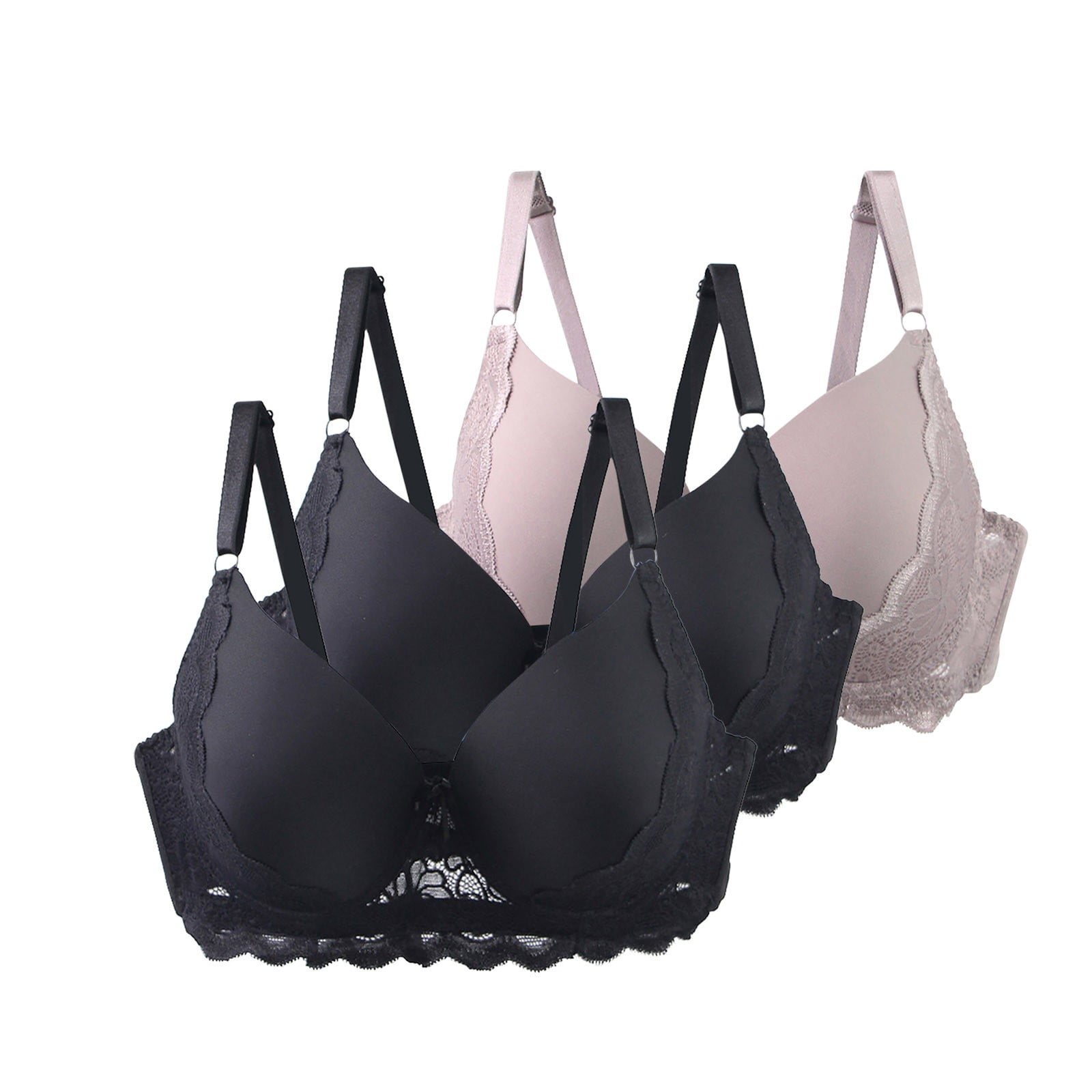 Jelly Bra Push Up Full Coverage Wireless Bras Seamless Jelly Bra for ...
