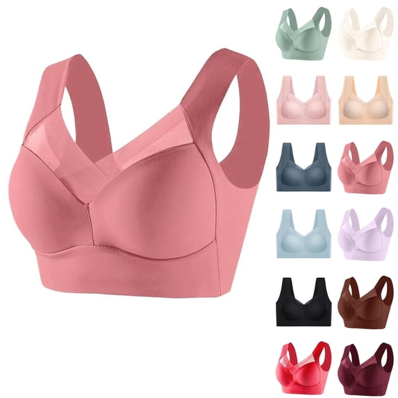 Jelly Bras for Women 2026 Seamless Powerful Push Up Wireless Bra Lift ...