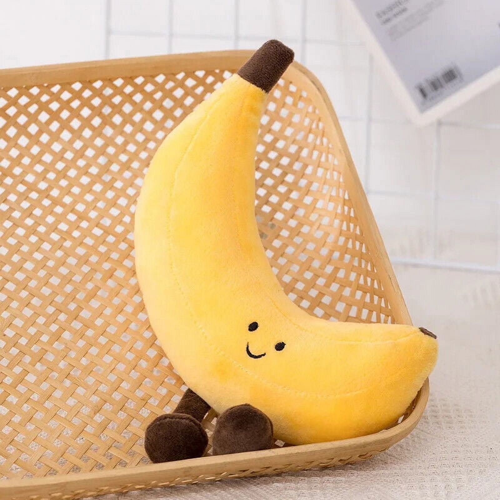 Jelly Cat Cartoon Cute Banana Plush Toy Food Stuffed Doll Birthday Gift ...