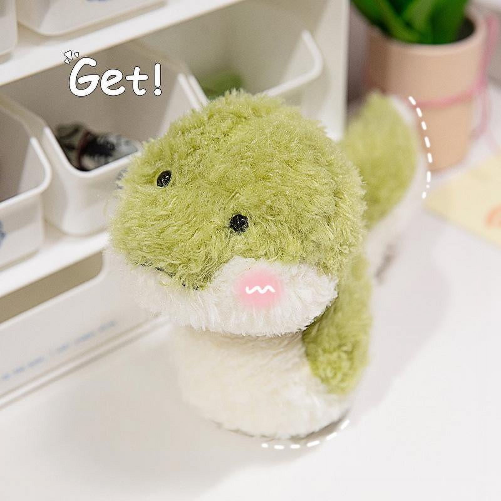 Jelly Cat Cute Plush Snake Doll Green Curly Toy Children's Birthday ...