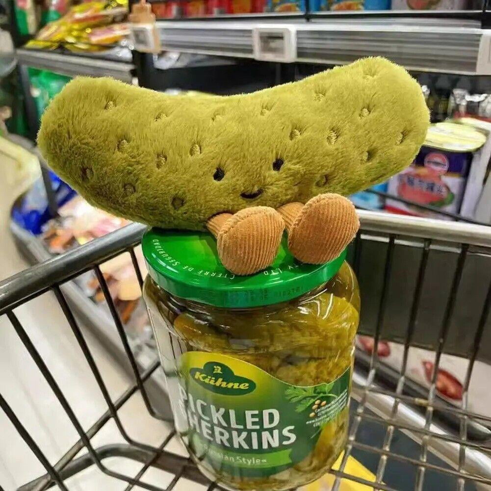 Jelly Cat Pickle Plushie Dolls Kids Children's Fake Food Toy Stuffed ...