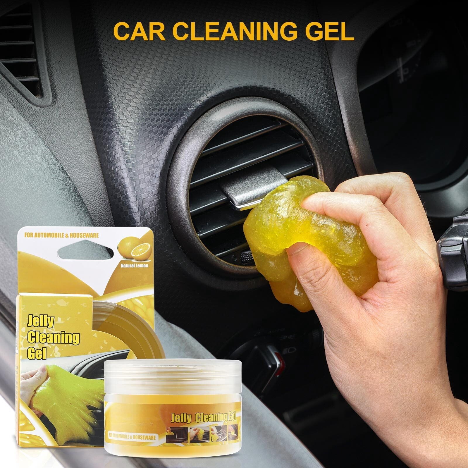 Jelly Cleaning Gel Car Interior Detailing Dust Remover Cleaner Keyboard ...