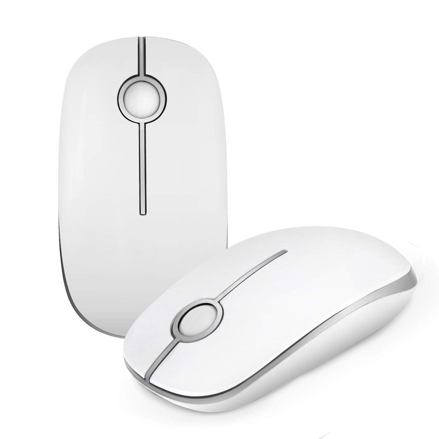 Jelly Comb 2.4G Slim Wireless Mouse with Nano Receiver 2PACK MS001 ...