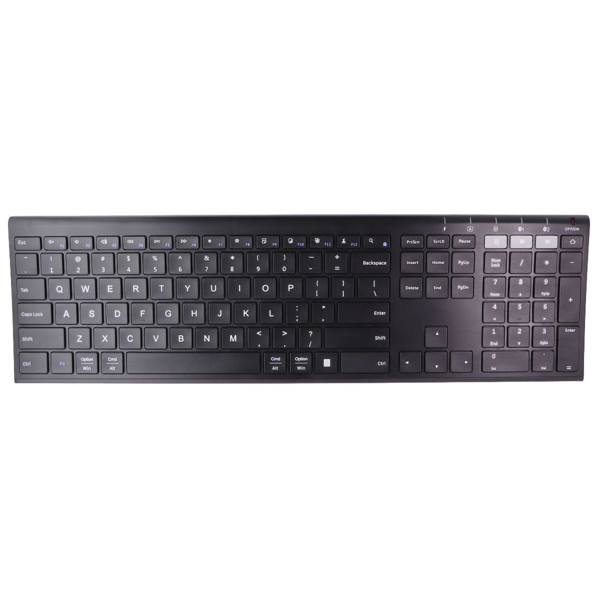 Pre-Owned Jelly Comb Full Size Windows/Mac Wireless Keyboard - Black ...
