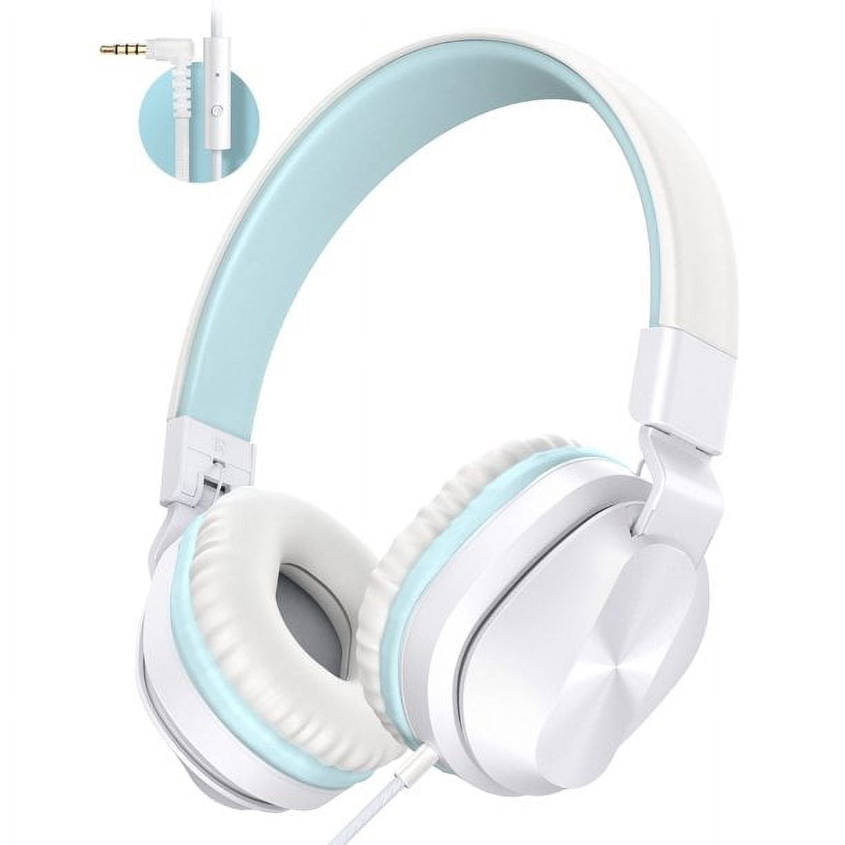 Jelly Comb Kids Headphones,Foldable Headphones with Microphone Wired On ...