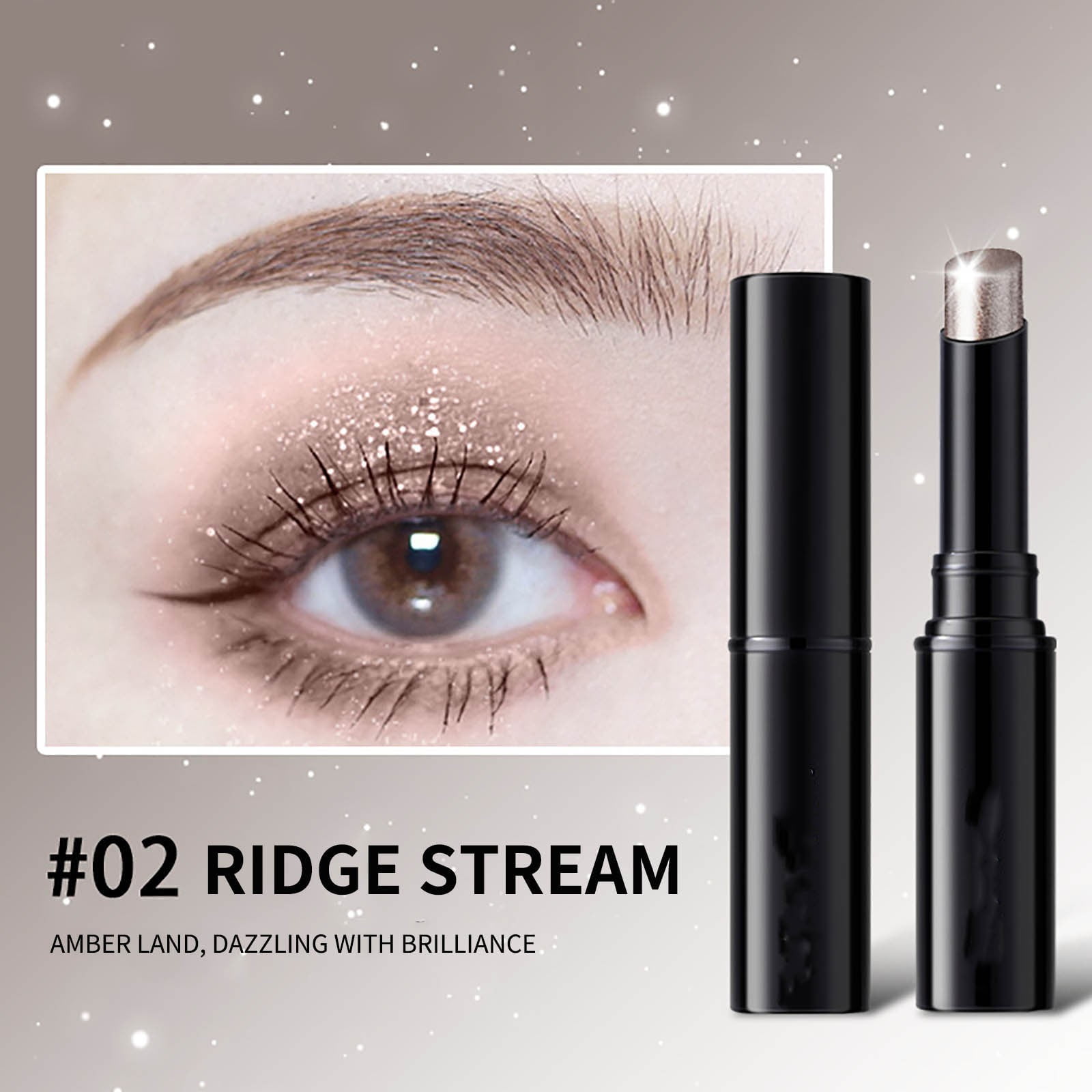 Jelly Eye Shadow Stick, Waterproof Eye Shadow, Long-Lasting Pearlescent ...