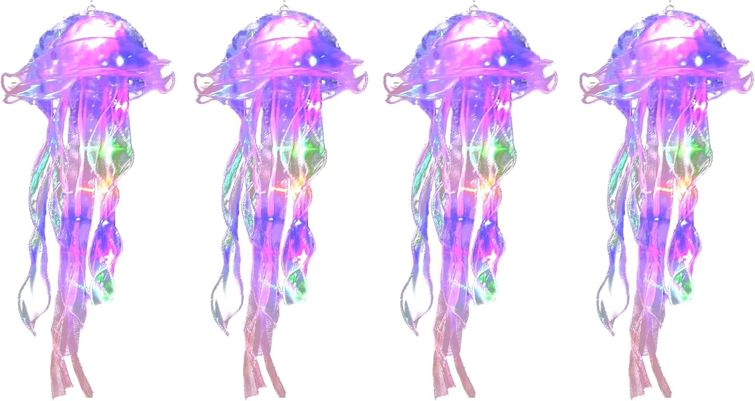 Jelly Fish Light Lamp:LED Lighted Jelly Fish,Under The Sea Party ...