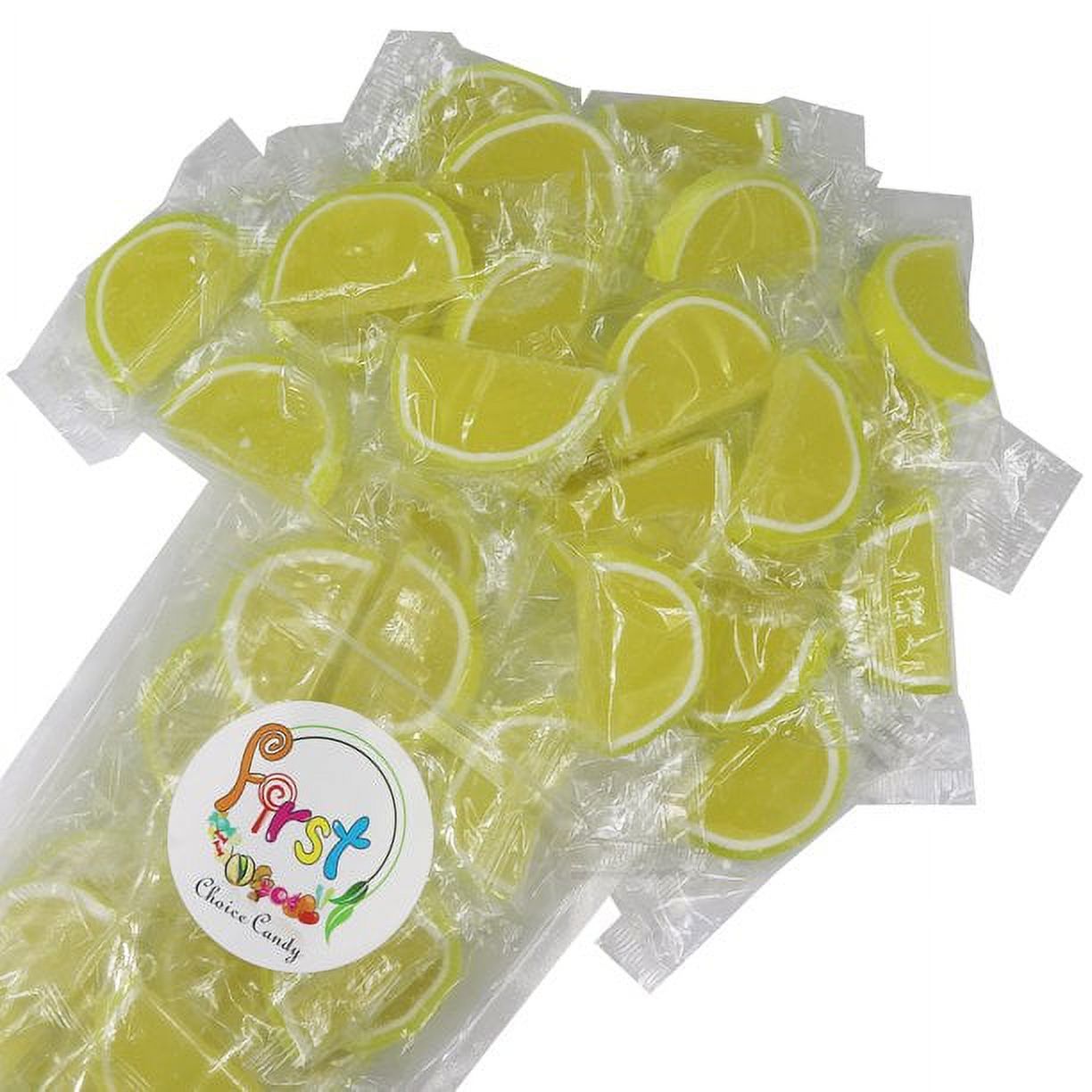 Jelly Fruit Slices Gummy Candy Individually Wrapped (Key Lime, 1 Pound ...
