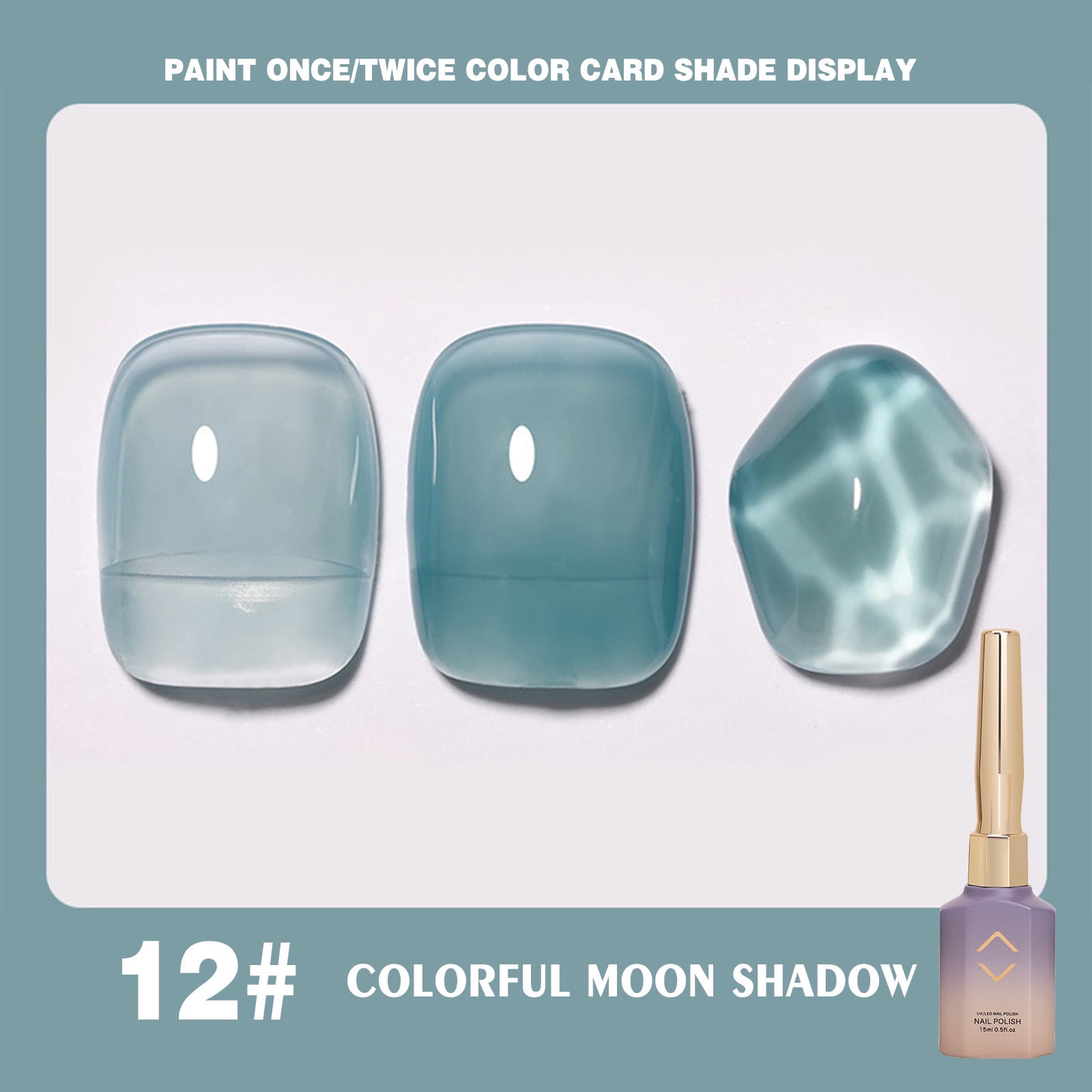 Jelly Gel Nail Polish, 12 Colors Ice Jelly Neon Gel Polish Crystal ...