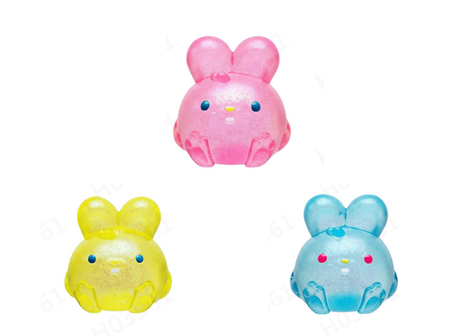 Jelly Hops Bunny Squishy - Marbled Soft Tactile - Stress Relief Dough ...
