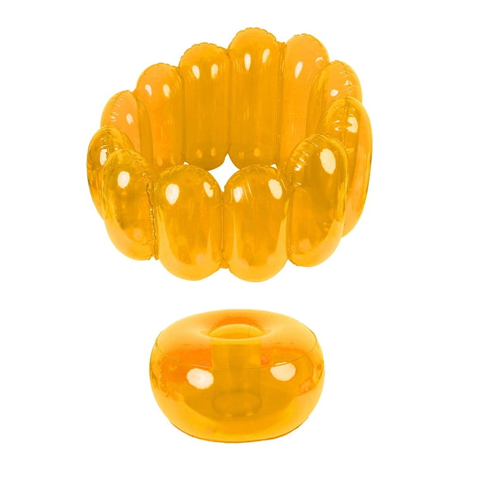 Jelly Inflatable Chair, Clear Inflatable Chair, Indoor Outdoor Portable ...