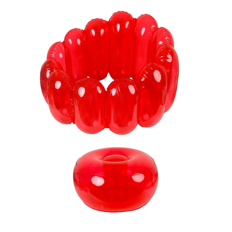 Jelly Inflatable Chair, Clear Inflatable Chair, Indoor Outdoor Portable ...