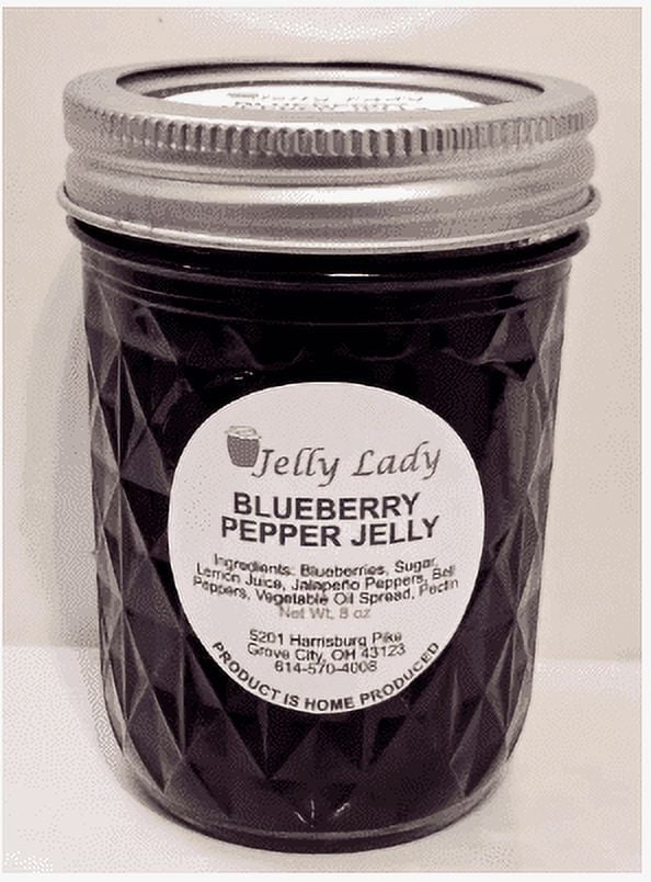 Jelly Lady Blueberry Pepper Jelly, 8 oz - Walmart.com
