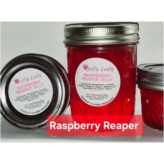 Jelly Lady Raspberry Reaper Premium Jelly, 8 oz - Walmart.com