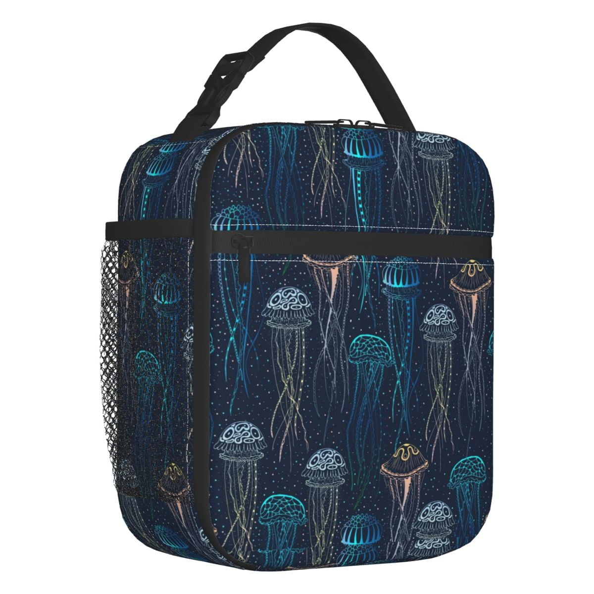 Jelly Luminous Insulated Lunch Bags for Women Resuable Cooler Thermal ...