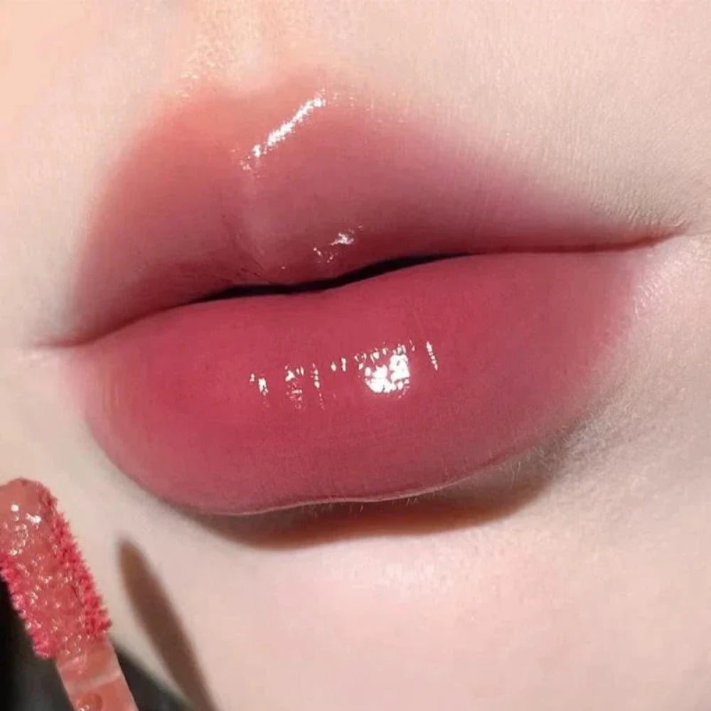 Jelly Mirror Lip Glaze Not Easy To Stain Cup Glass Water Glaze Lip ...