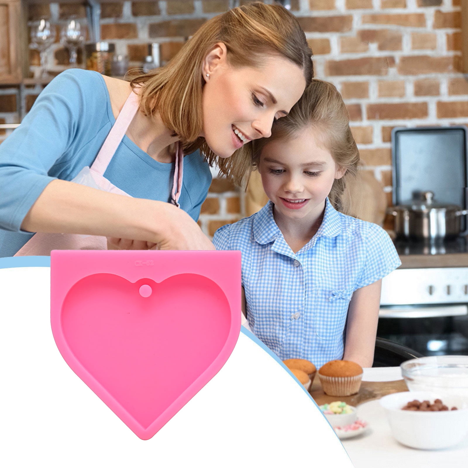 Jelly Mold Clearance DIY Baking Tools Heart Shaped Mold Cream Cake ...