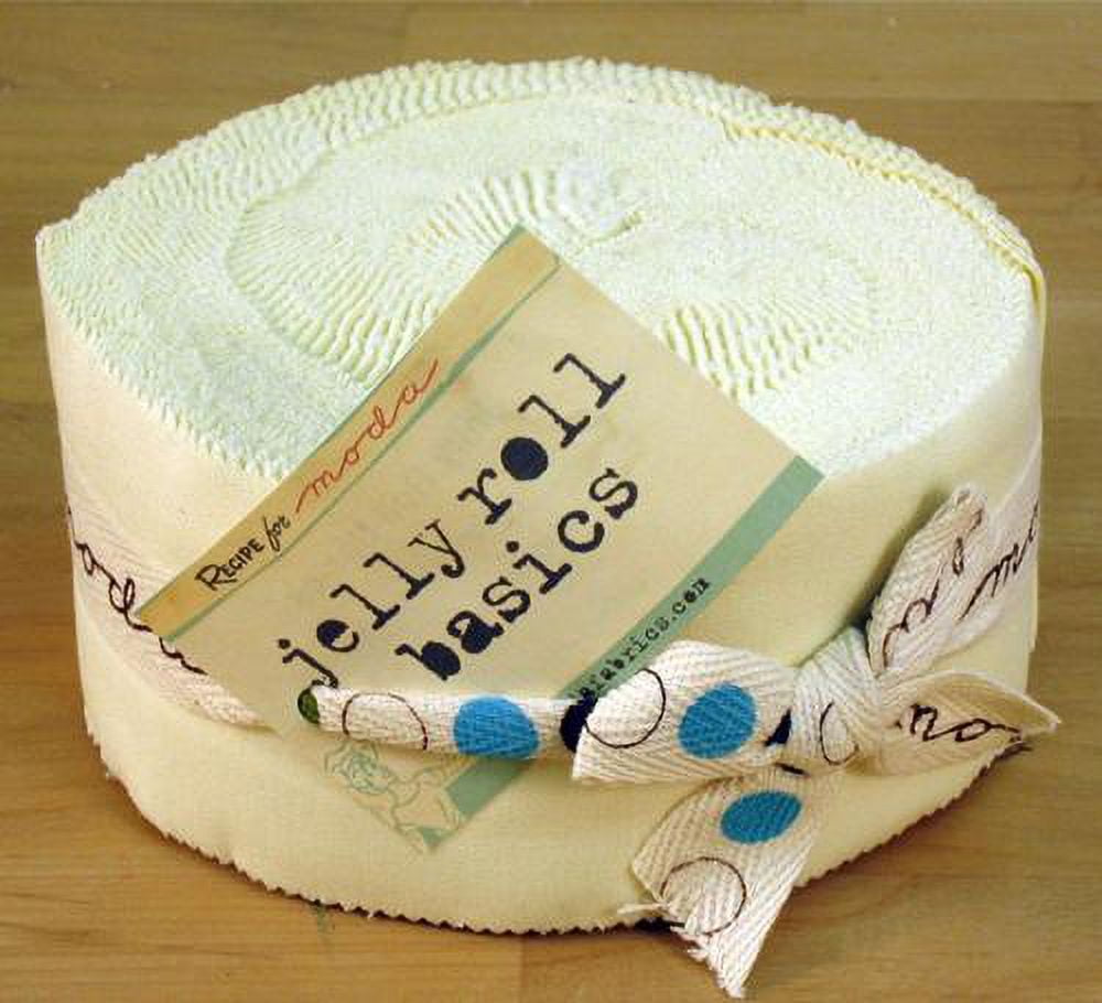 Jelly Roll - Bella Solids Snow Moda 2.5" Strips Roll-Up Bundle Quilter ...