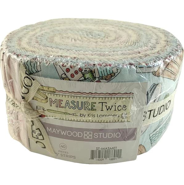 Jelly Roll - Measure Twice by Kris Lammers 2.5" Fabric Strips Maywood ...