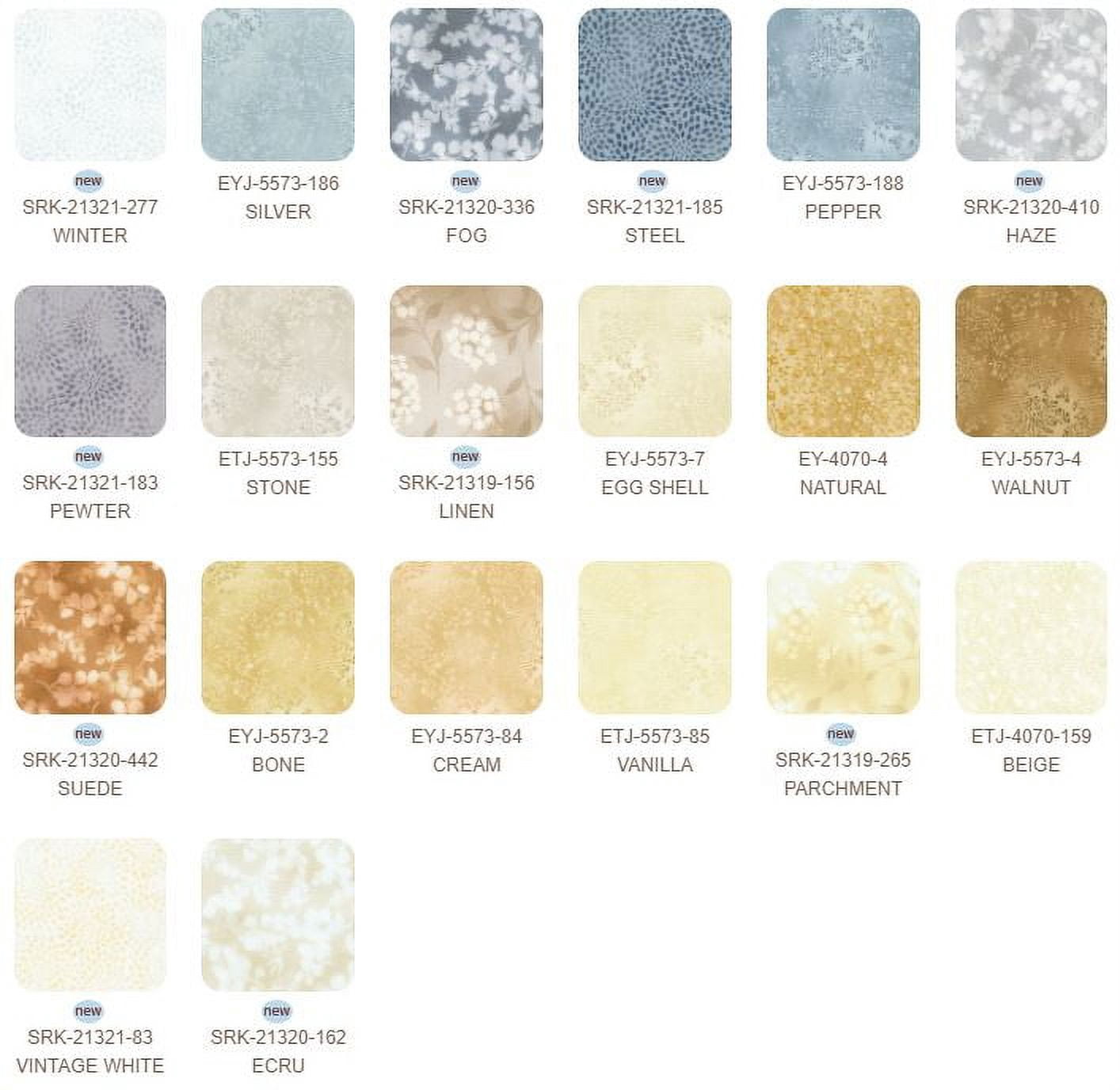 Jelly Roll - Not Quite White Colorstory Fusions Collection Neutrals ...