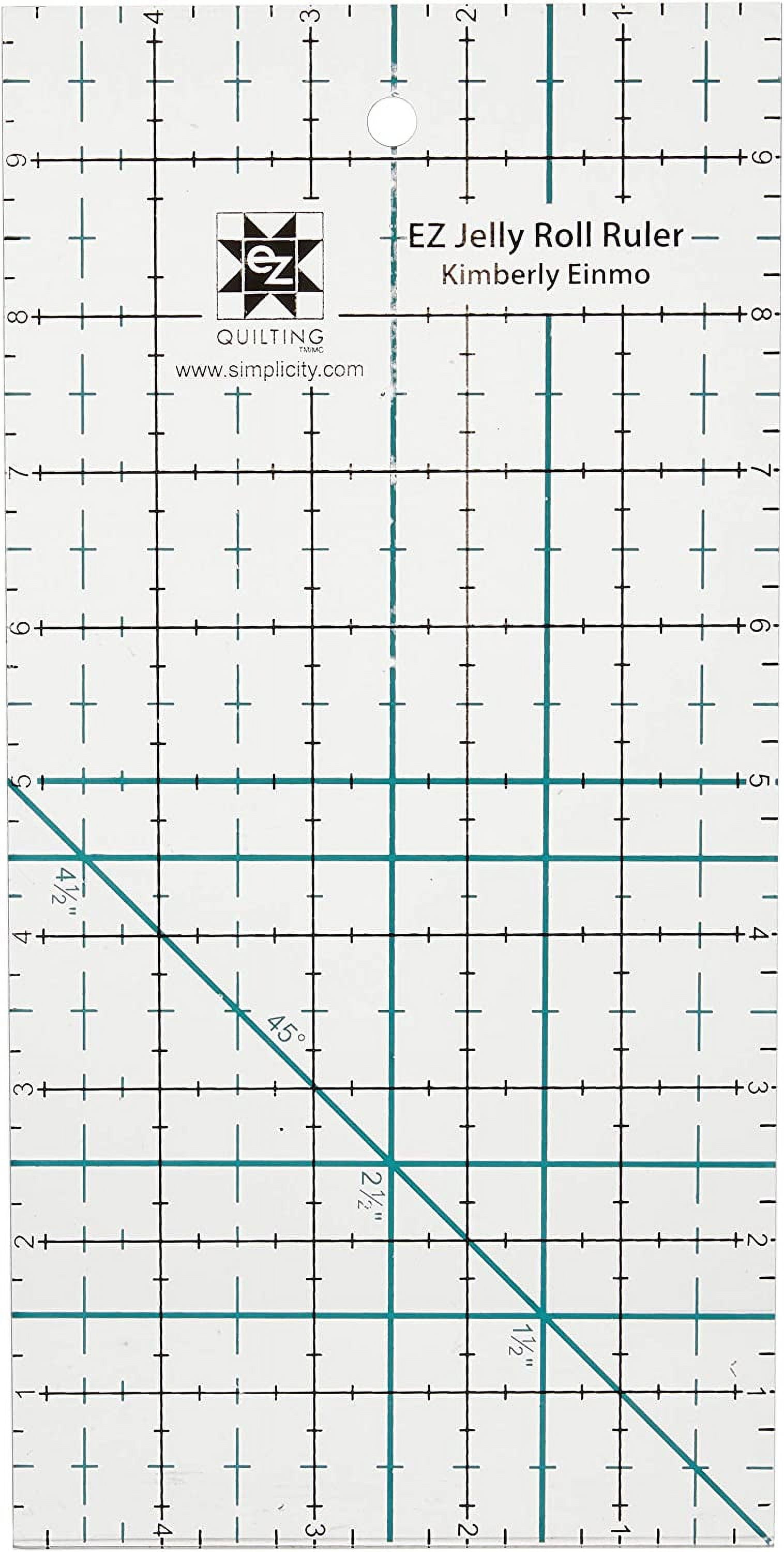 Jelly Roll Quilting Ruler, 5" x 10" - Walmart.com