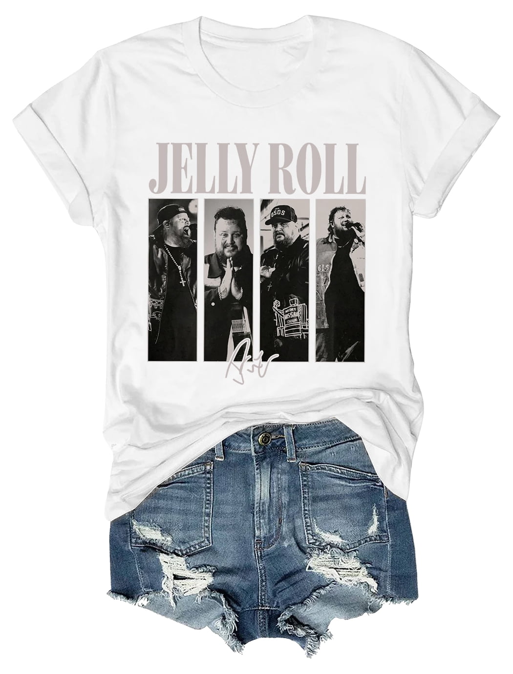Jelly Roll Shirt, Jelly Roll Rapper Shirt, Beautifully Broken Shirt ...