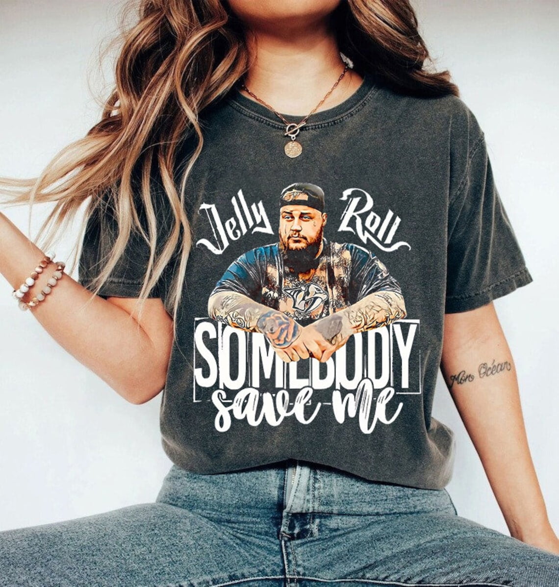 Jelly Roll Somebody Save Me T-shirt, Jelly Roll 2024 Tour Shirt, Son Of ...