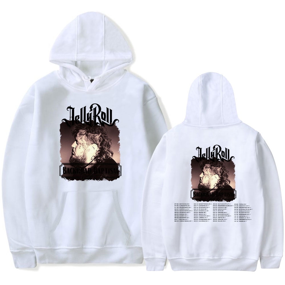 Jelly Roll World Tour Merch Hoodie Sweatshirt New Logo Women/Men HIP ...