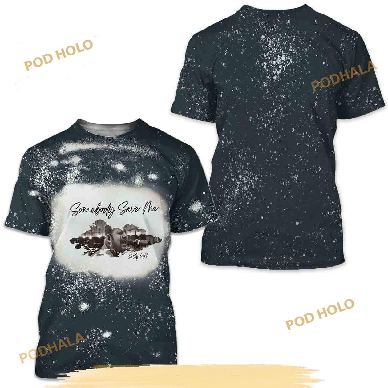 Jelly Roll somebody save me country singer band 3D Shirt - Walmart.com